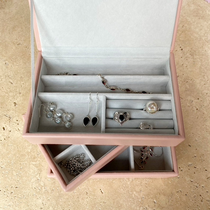 Stacks Jewellery Box with three individual layers– Kalapriya Jewellery ...