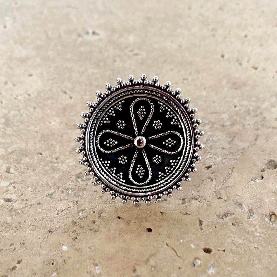 Sterling Silver Ring - Mandala– Kalapriya Jewellery | For Lovers of ...