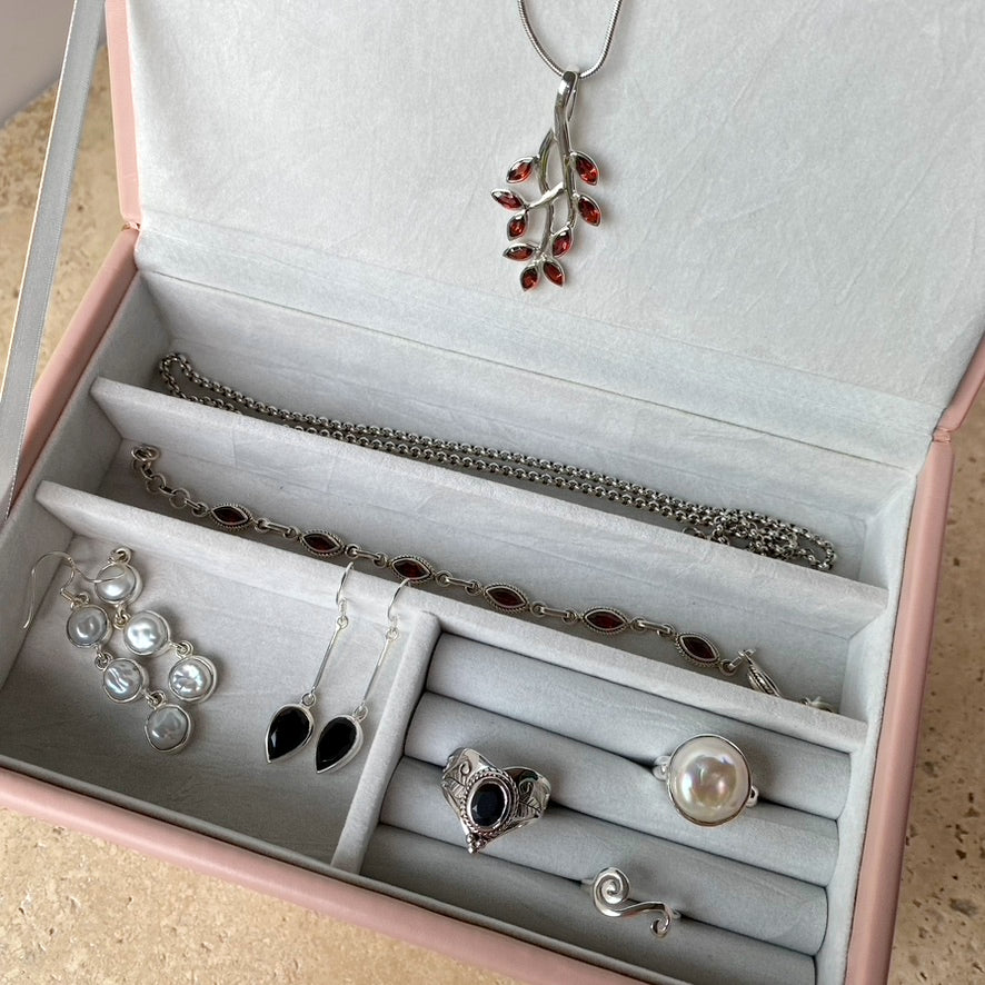 Stacks Jewellery Box with three individual layers– Kalapriya Jewellery ...