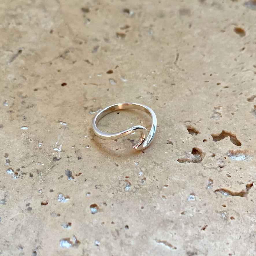 Silver Wave Ring– Kalapriya Jewellery | For Lovers of Handcrafted Jewellery